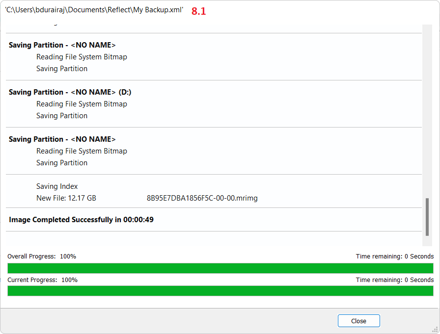 New in Macrium Reflect 8.1