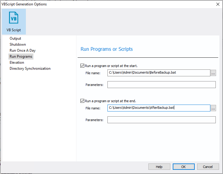 Generating a VBScript Source File