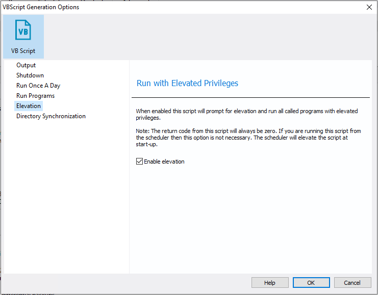 Generating a VBScript Source File