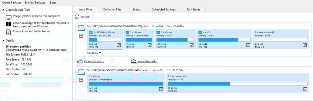 Creating a Disk Image