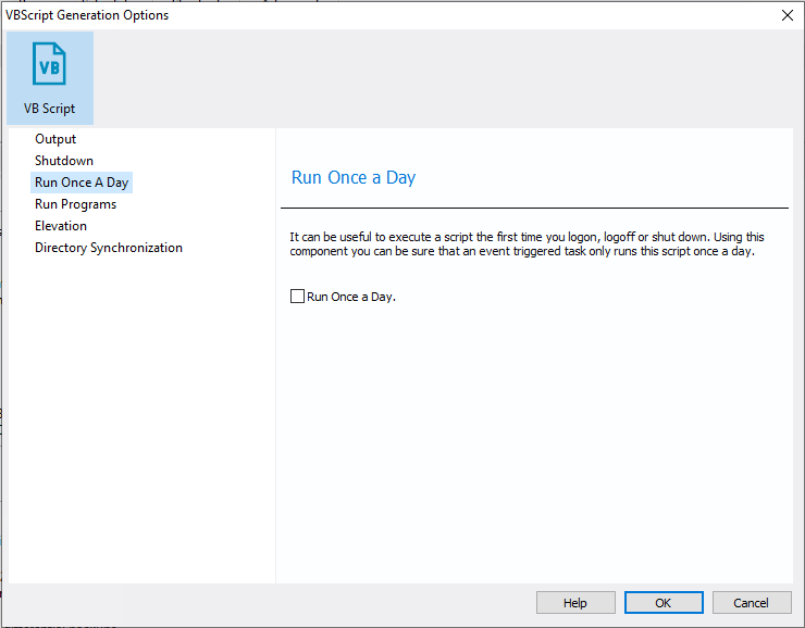 Generating a VBScript Source File