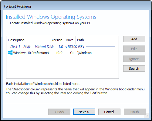 Fixing Windows Boot Problems
