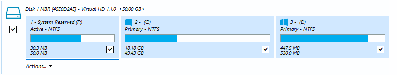 Restoring an MBR System Image to a GPT Disk