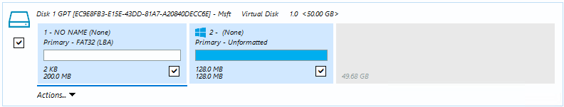 Restoring an MBR System Image to a GPT Disk