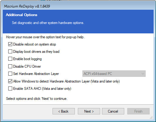 Restoring to Dissimilar Hardware with Macrium ReDeploy
