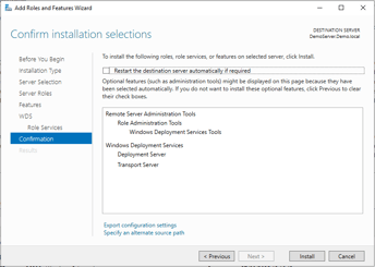 Configuring WDS to PXE Boot Technician's Rescue Media