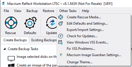 Creating a USB Flash Drive Rescue Media