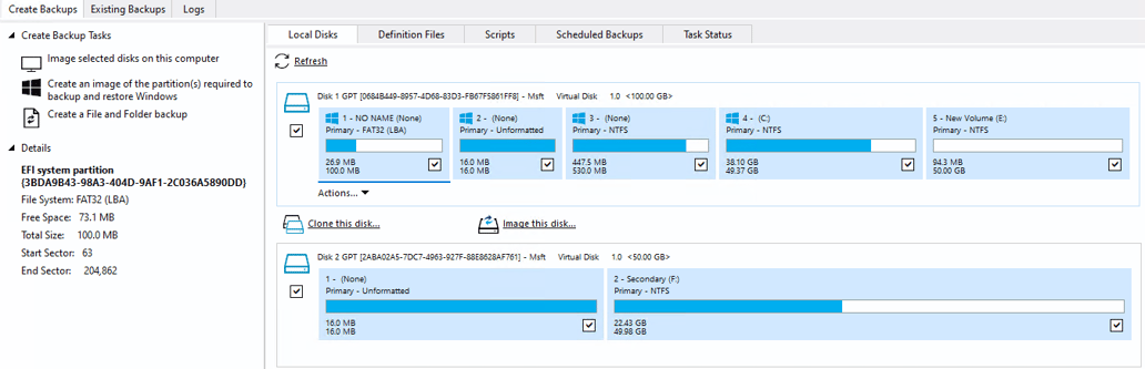 Creating a Disk Image