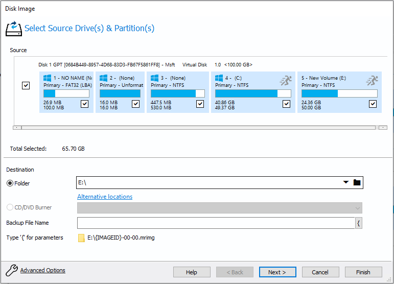 Creating a Disk Image