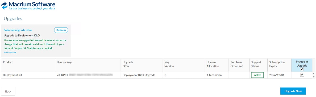 Upgrading to Macrium Reflect X From Previous Versions