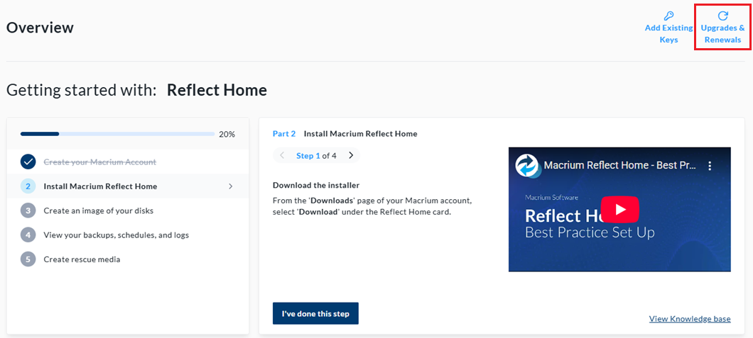 Upgrading to Macrium Reflect X From Previous Versions