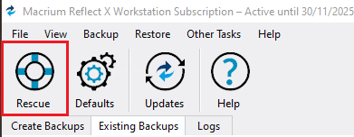Getting Started with Macrium Reflect X