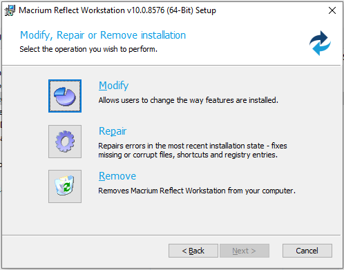 Macrium Changed Block Tracker