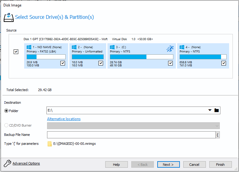 Creating a Disk Image