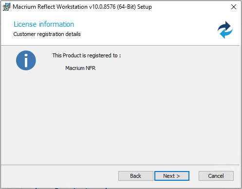 Installing Macrium Reflect X