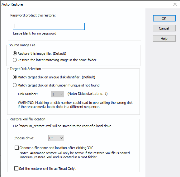 Streamlining Image Deployments with an Auto Restore XML