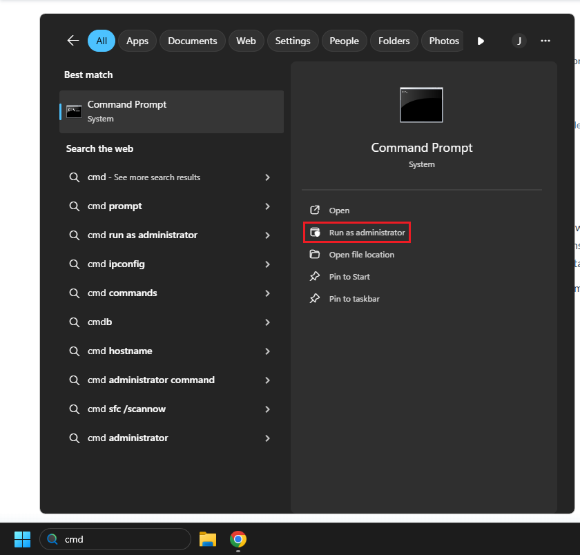 Running an Elevated Command Prompt
