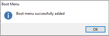 Adding a Windows Boot Menu Option for Macrium Rescue Media