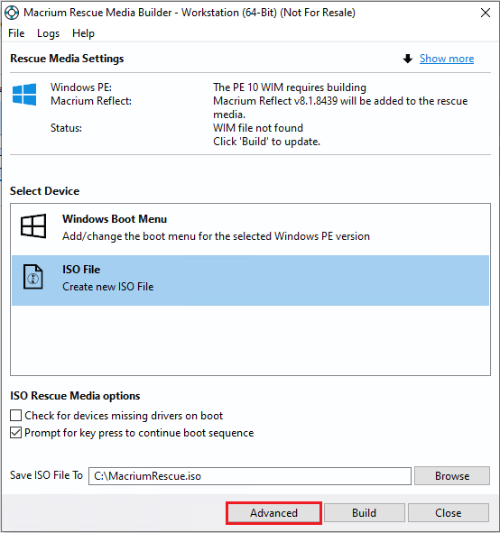 Adding BitLocker Support to the Rescue Media