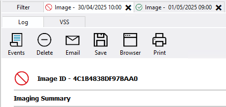 Viewing Macrium Reflect Log Files