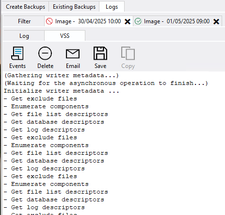 Viewing Macrium Reflect Log Files