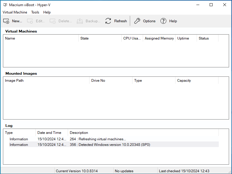 Using Macrium viBoot with SiteBackup Images