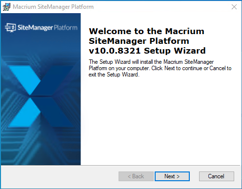 Installing SiteManager Platform