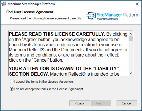 Installing SiteManager Platform