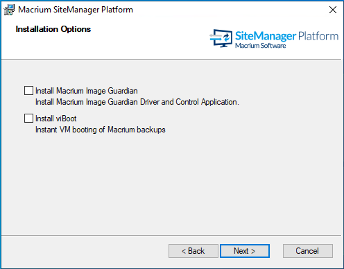 Getting Started with SiteBackup