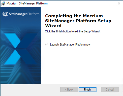 Installing SiteManager Platform