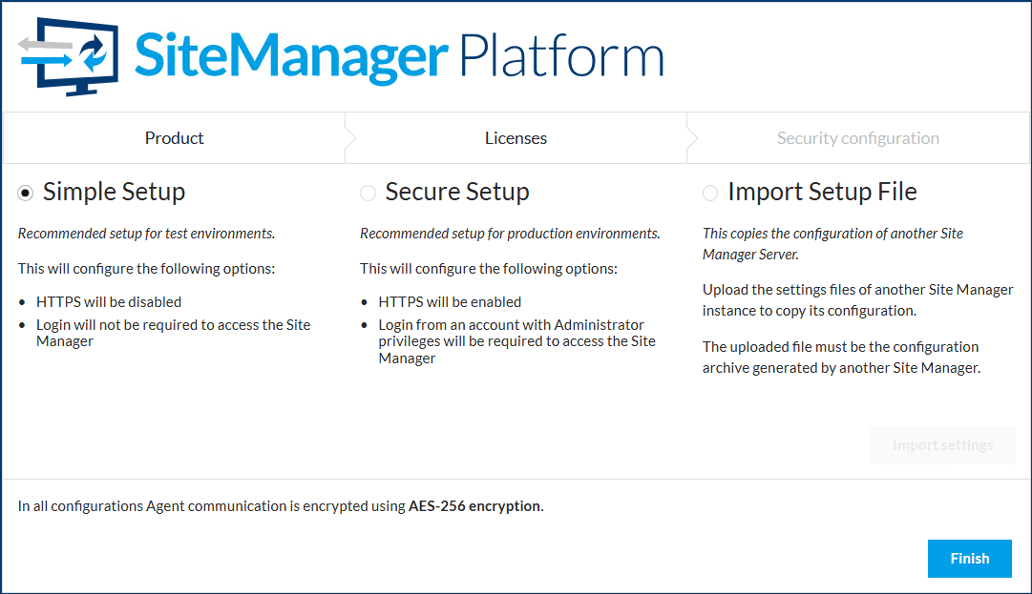 Getting Started with SiteBackup