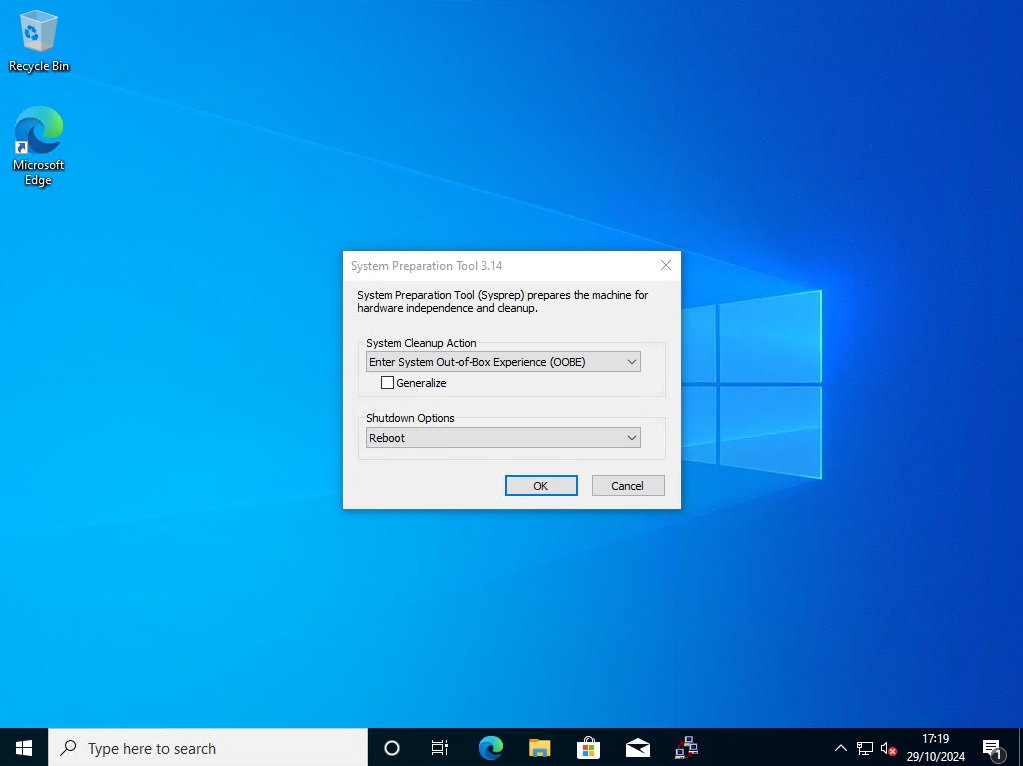 Preparing a Reference Computer