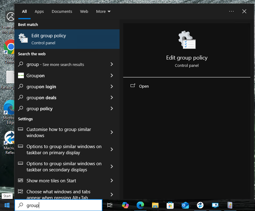 Toolbar and Application Icons Hidden