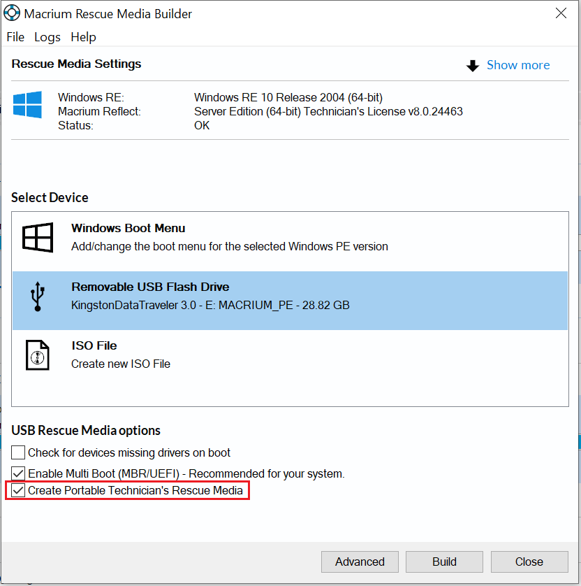 Creating a Technician's Rescue Media USB with the Technician's License