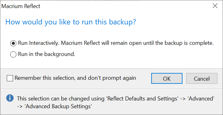 Advanced Settings
